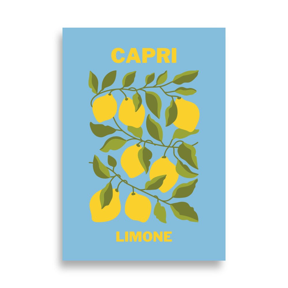 Capri Lemons Art Print Poster – Razzino Furniture