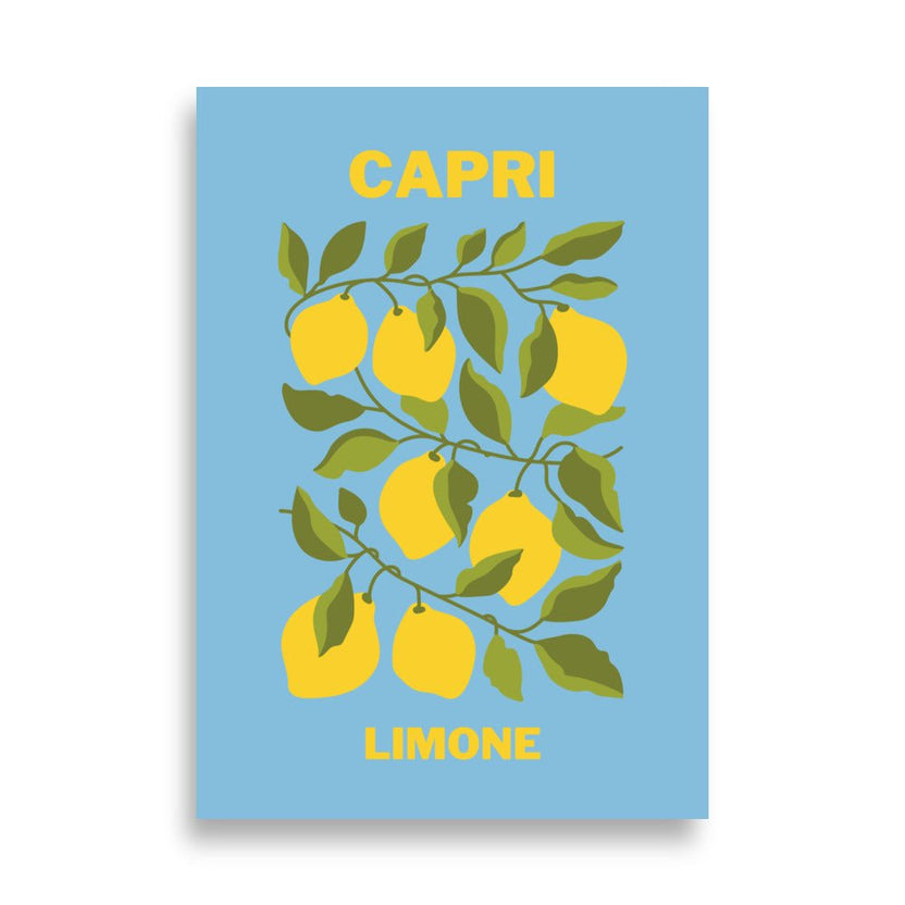 Capri Lemons Art Print Poster – Razzino Furniture