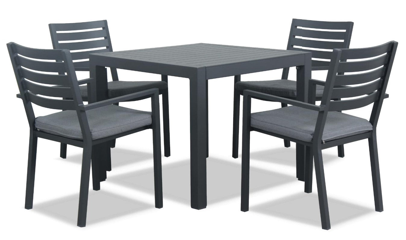 Oslo Post Leg Dining Table - 900 x 900 – Razzino Furniture